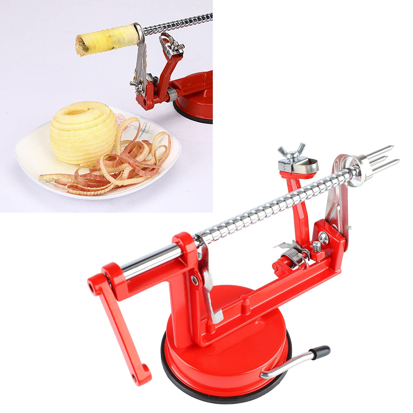 3 in 1 Electric Potato Peeler Automatic Apple Electric Fruits Vegetables Peeler Wedges Apple Slicer and Corer Electric Fruit Potato Peeler Peeling Machine