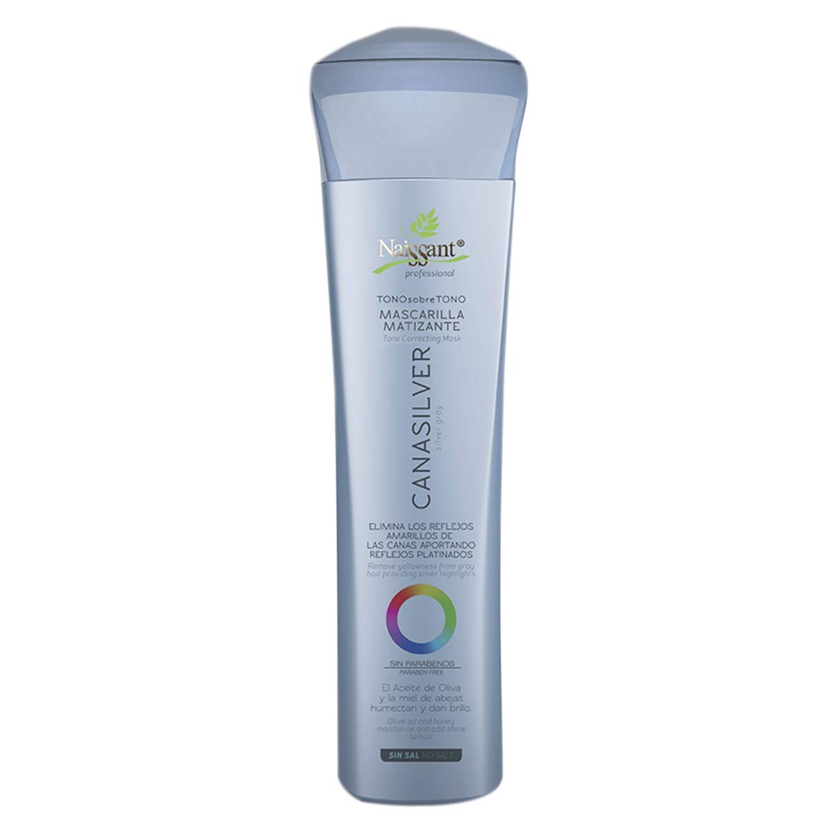 Naissant Icy Cool Blonde Hair Purple Toning Mask | Eliminates Brassiness | Neutralizes Yellow & Orange Tones | Paraben,Ammonia & Sulfate Free | Pro-Vitamin B5, Olive Oil & Honey (Cana Silver) 10.1FlOz