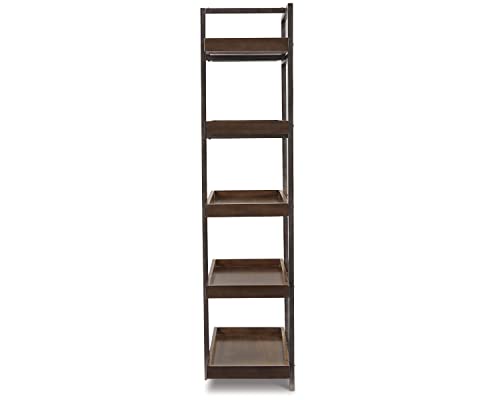 Signature Design by Ashley Starmore Industrial Entertainment Center Pier or Bookcase, Brown