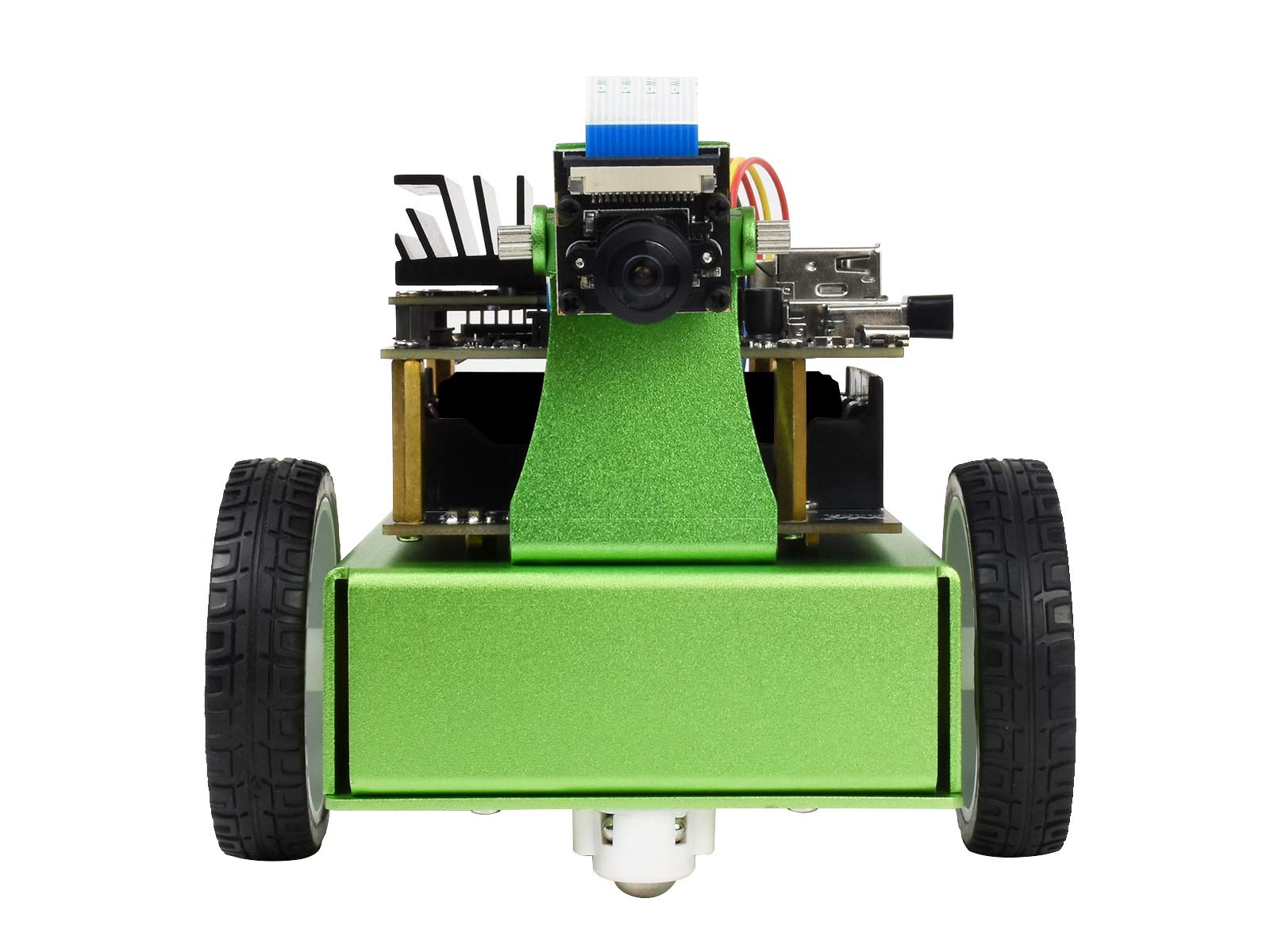 JetBot 2GB AI Kit Accessories AI-Based Smart Robot Compatible with NVIDIA Jetson Nano 2GB Developer Kit (Doesn't Include 2GB Nano)