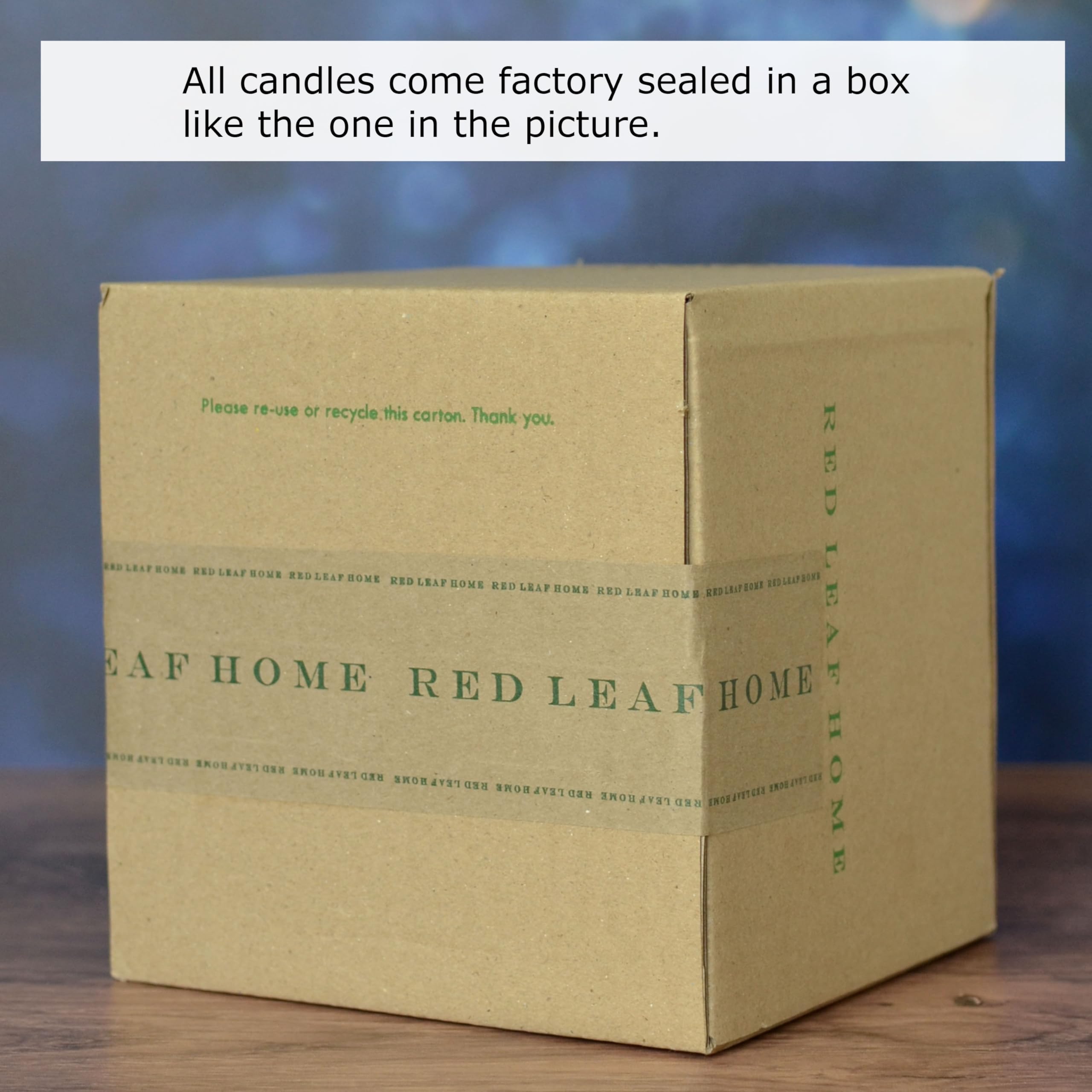 Red Leaf Home Midnight Citrus Jar Candle | Includes Wooden Lid, Large | Aromatherapy | Text Collection | 16.5oz