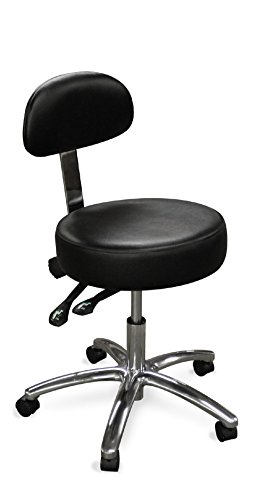 Dentists Unite 508-210 Dental Doctor Stool, Tilt Mechanism, Round Seat, Tumbleweed