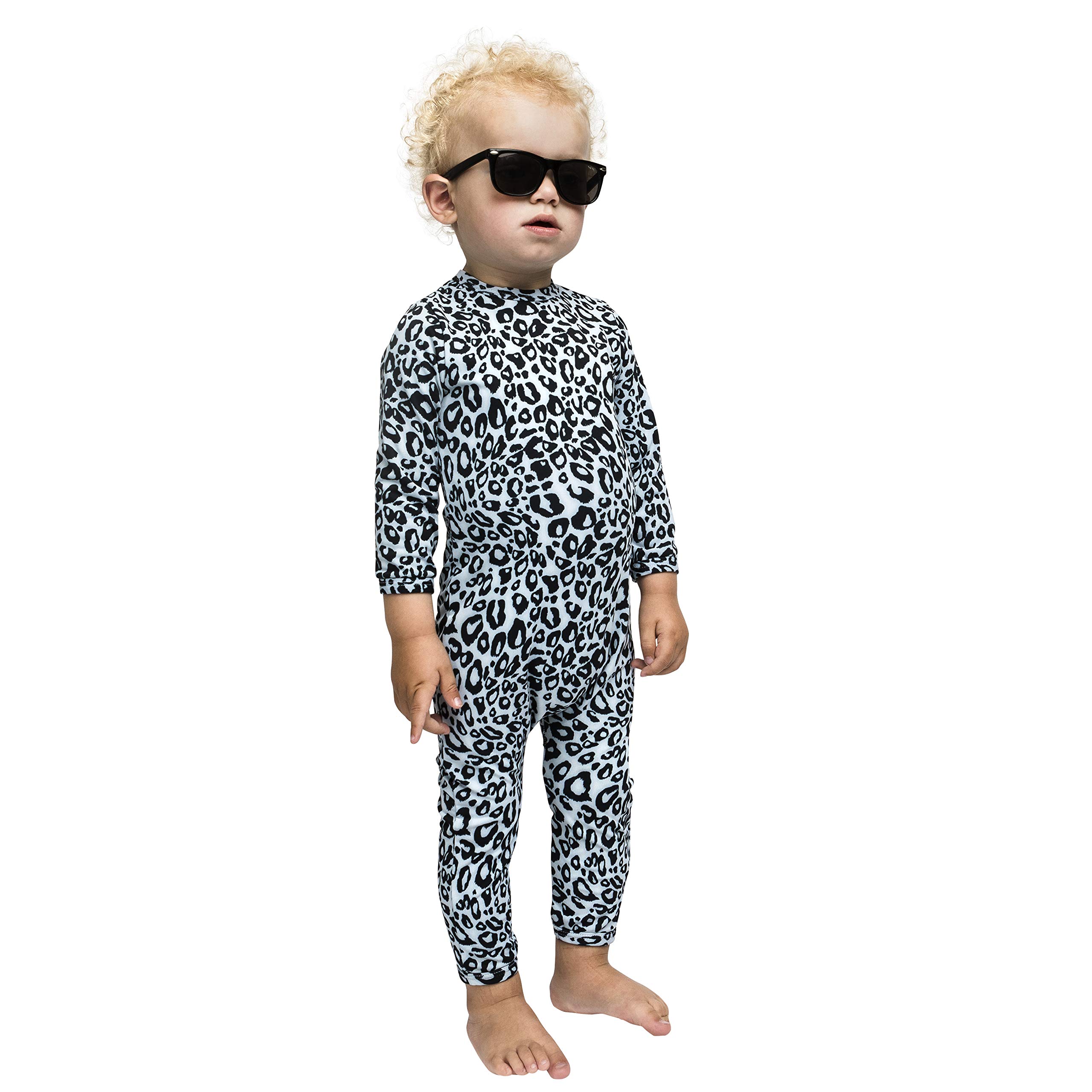 The Tiny Universe UV Protection Sunsuit Rash Guard, Long Sleeve - Unisex One Piece Baby Boys and Girls, UPF 50+ Toddler Swimsuit