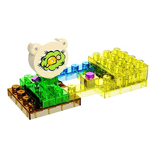 E-Blox Building Blocks STEM Circuit Kit, Build Your Own Burp & Fart Machine, Add Funny Sounds to Brick & Structure Science Projects, Birthday & Gag Gift, Boys, Girls, 5+