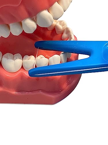 E-Z Floss Dental Floss Holder (Blue, Yellow, Green)