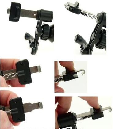 ChargerCity Simple Lock Car Vehicle Air Vent Mount w/Mega Smartphone Holder for Smartphones