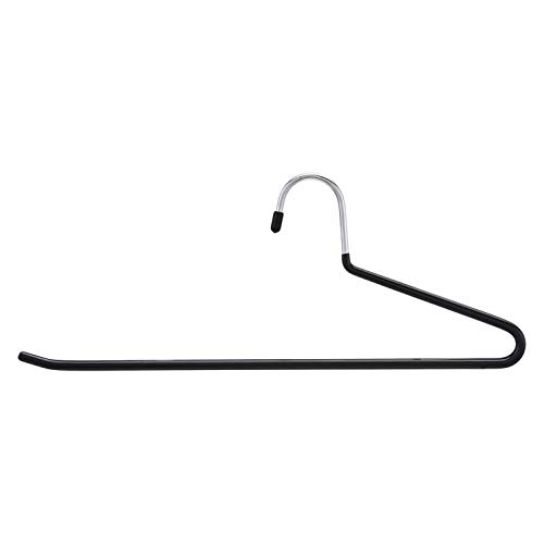 Amazon Basics Trouser/Slack Hangers Easy Slide Organizers, 30-Pack, Black/Silver