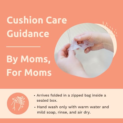 BeauGen Breast Pump Cushion 2.0 β Breast Pump Sizing Insert for Flange Comfort & Fit β Soft, Stretchy, Clear Breast Pump Accessory β BPA Free, Food Safe β Compatible with Flange Sizes 21-28mm (1 Pair)