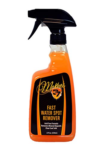McKee's 37 Fast Water Spot Remover (Paint, Wheels, Glass, Shower Doors), 22 fl. oz.