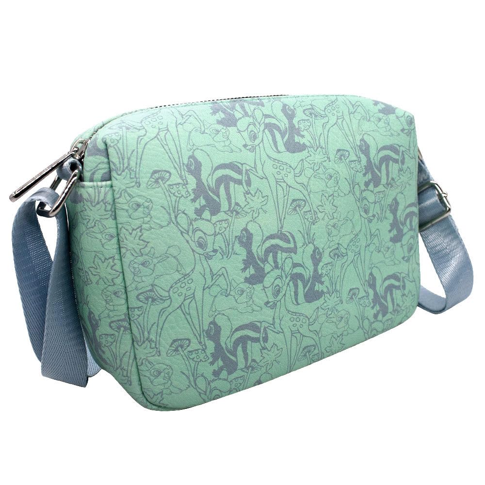 Buckle Down Disney Bag, Crossbody, Bambi Thumper and Flower, Vegan Leather