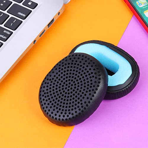Riff Replacements Earpads Protein Leather Memory Foam Repair Parts Compatible with Skullcandy Riff On-Ear Headphones (Black)