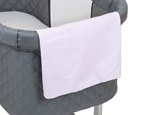 Green Frog Lily Pod Bassinet Replacement Sheets (White, 2 Cotton)