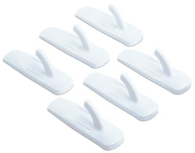 Command 170016Es Reusable Adhesive Hooks, Medium, Value Pack, 6/Pk,We