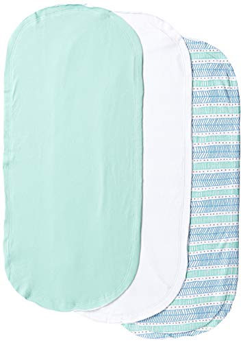HonestBaby Organic Cotton Changing Pad Liners (Set of 3), Dots & Dashes, One Size