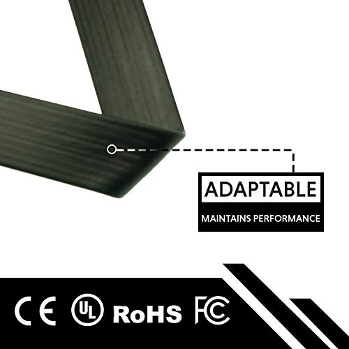 LINKUP - Flexible SLI Bridge GPU Cable Extreme High-Speed Technology Premium Shielding 85 ohm Design for NVIDIA GPUs Graphic Cards┃NOT Compatible with AMD or RTX 2000/3000 GPU - [6 cm]