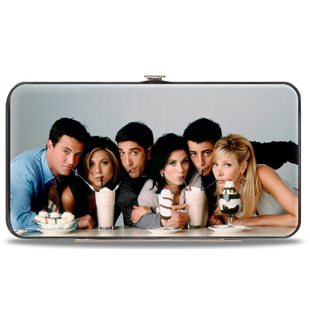 Buckle-Down Women's Hinge Wallet-Friends, 7" x 4"