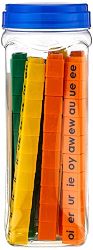 Didax Educational Resources Unifix Letter Blends Cubes Set Medium