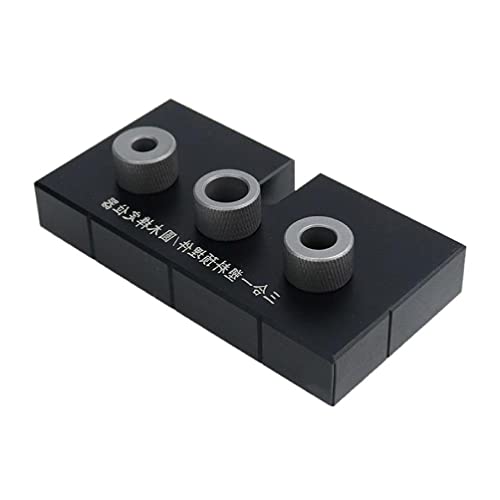 3in1 Woodworking Doweling Jig Kit 6/8/10mm Drill Guide Locator Adjustable Drilling Guide Puncher Locator Carpentry Tools Doweling Jig For Woodworking Woodpeckers-drilling Sleeves Self Centering Drill