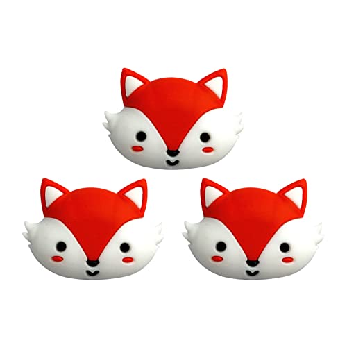 3 Pcs Door Stopper Crash Pads Cartoon Wall Crash Pads Silicone Door Handle Crash Pads for Bedroom Kitchen Cabinets