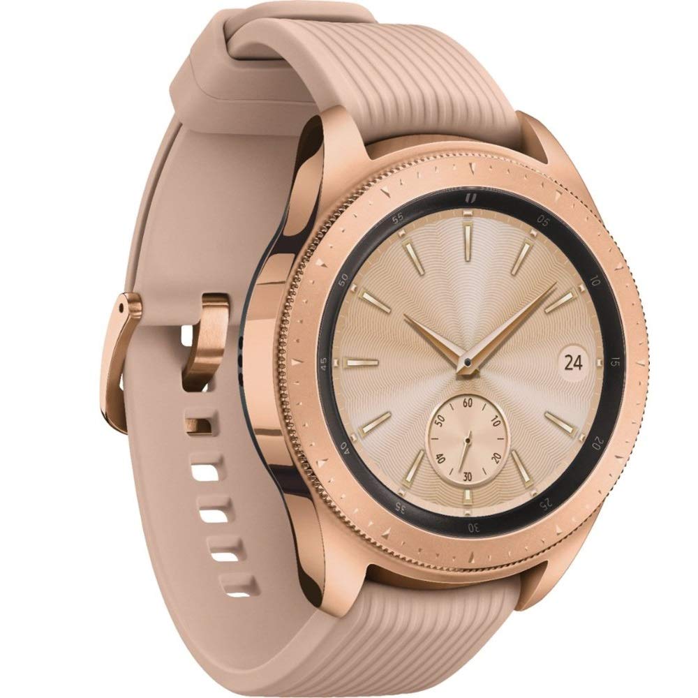 Samsung Galaxy Watch (42mm) Smartwatch (Bluetooth) Android/iOS Compatible -SM-R810 (Rose Gold)