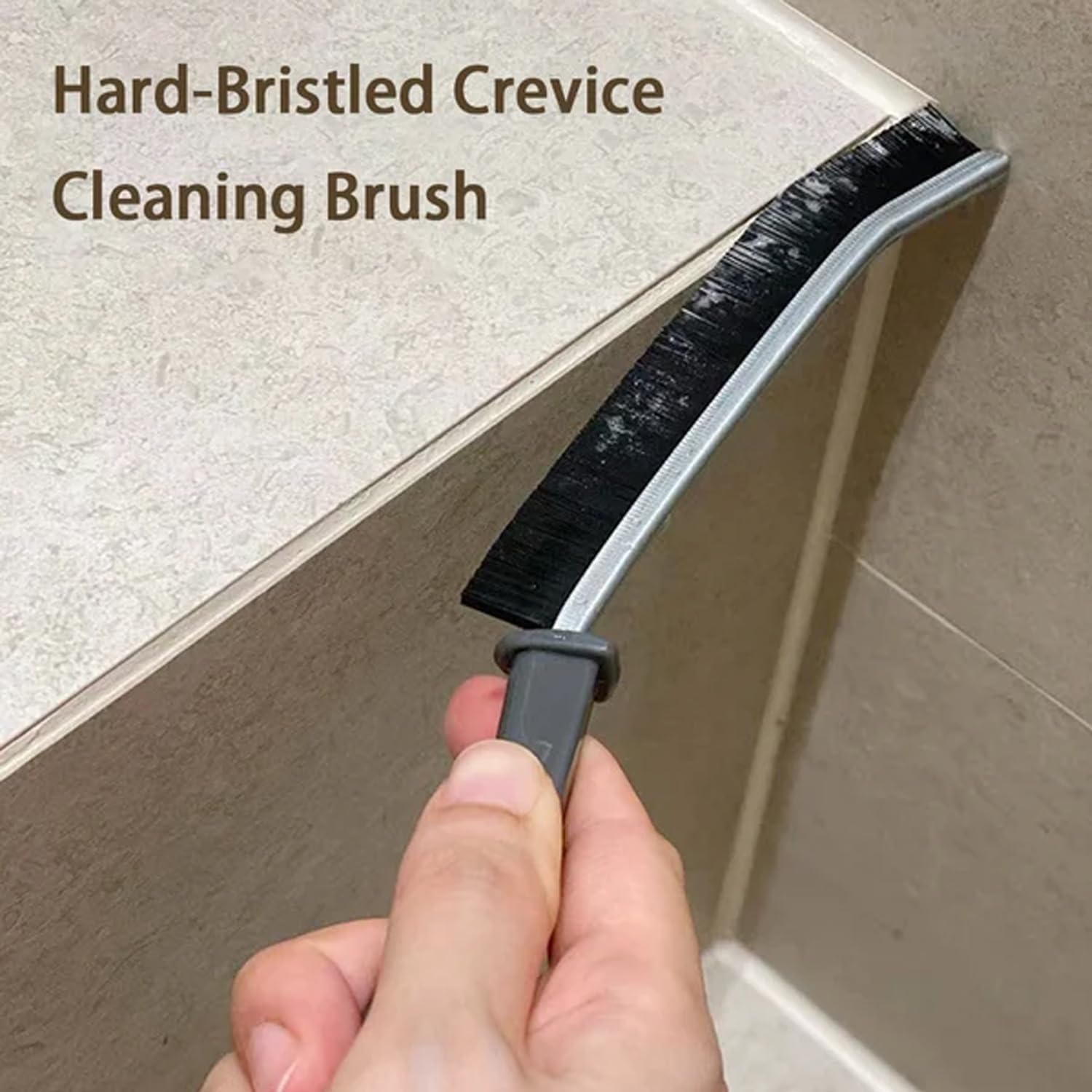 3 Pack Gap Cleaning Brush Crevice Cleaning Brush Tile Scrubber Grout Cleaner Brush Hard Bristle Brush for Kitchen Bathroom Shower Sink Tile Floors