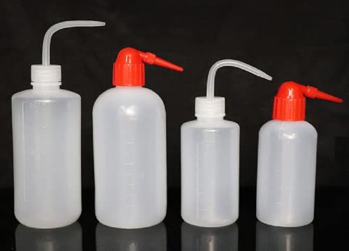 Othmro 5pcs 1000ml/33.82oz Safety Squeeze Washing Plastic Bottle,Plants Watering Tools,Squeeze Squirt Irrigation Bottle for Medical Lab,Irrigation Squeeze Sprinkling Cans Wash Plant Bottle
