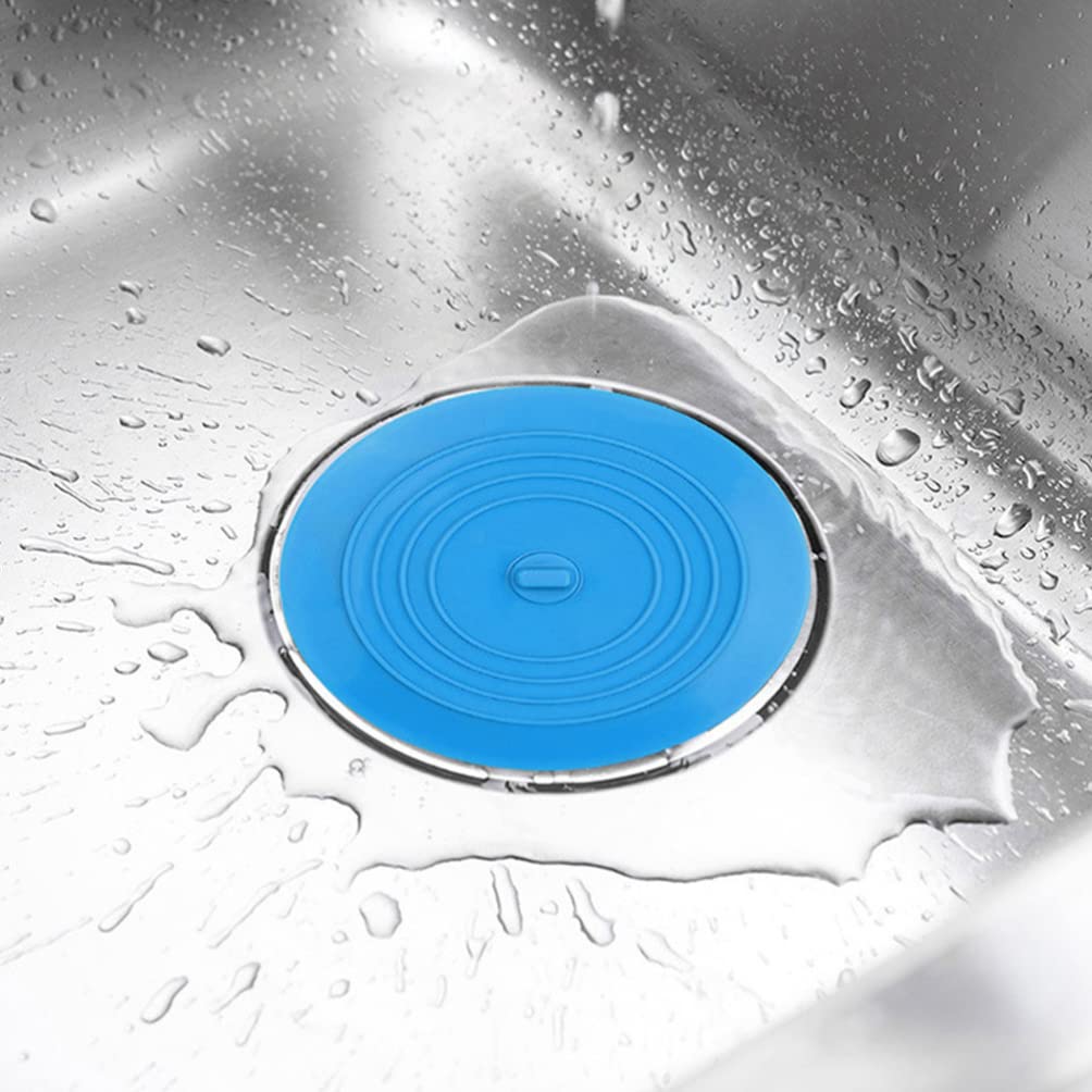 ULTECHNOVO 2pcs Sink Plug Bathtub Stopper Kitchen Sink Stopper Laundry Room Sink Stopper Flat Drain Stopper tub Drain Covers for bathtubs Bath tub Drain Covers tub Hair Catcher Drain Plug 15c