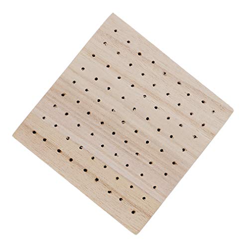 Weiy Clay Figure Drying Rack,Wooden Insert Board Clay Figure Drying Rack Clay Base Plug-in Board Sculpture Clay Pottery,Square Hole Insert