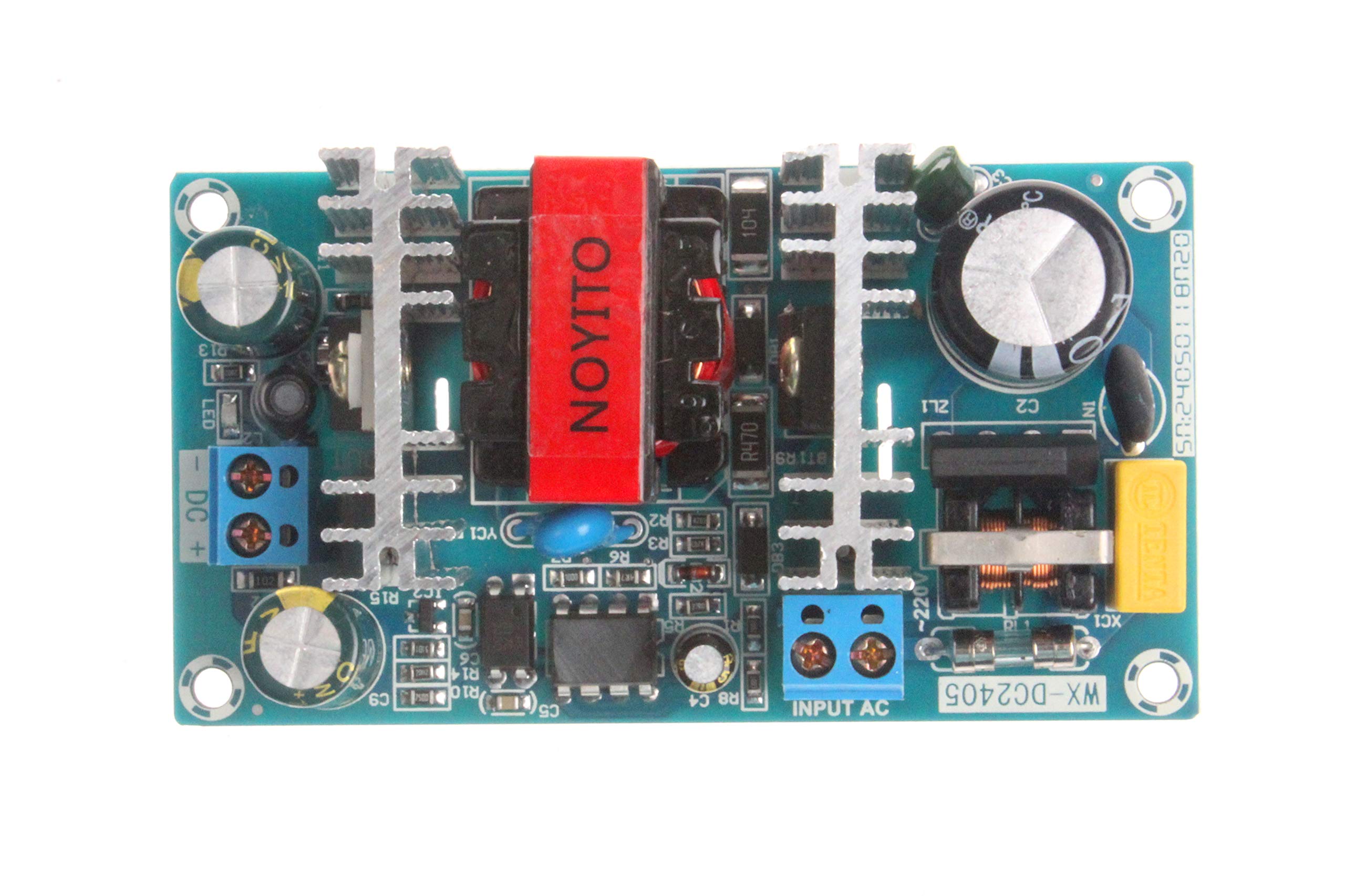 NOYITO AC to DC Isolated Power Supply Module AC 120V 100V - 240V to DC 12V 4A 48W Peak 12V 6A 72W Max Power Module with Overvoltage Overload Short-Circuit Protection (12V 4A, Peak 6A)