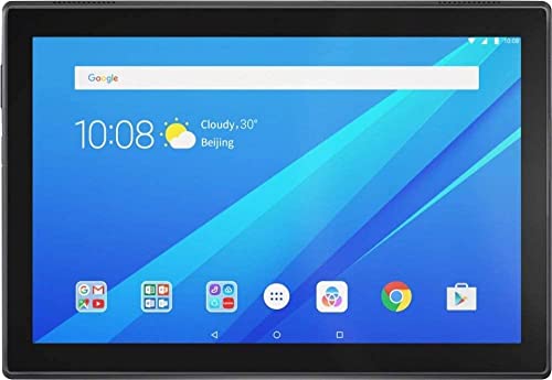 Lenovo Tab 4 10 Plus 10.1" FHD+ (1920x1200) Android Tablet (8-Core Processor, 4G-LTE AT&T Unlocked, 2GB RAM, 32GB eMMC) Kids Mode, Full HD Touchscreen, WiFi, Bluetooth, Dolby Atmos Audio, Black