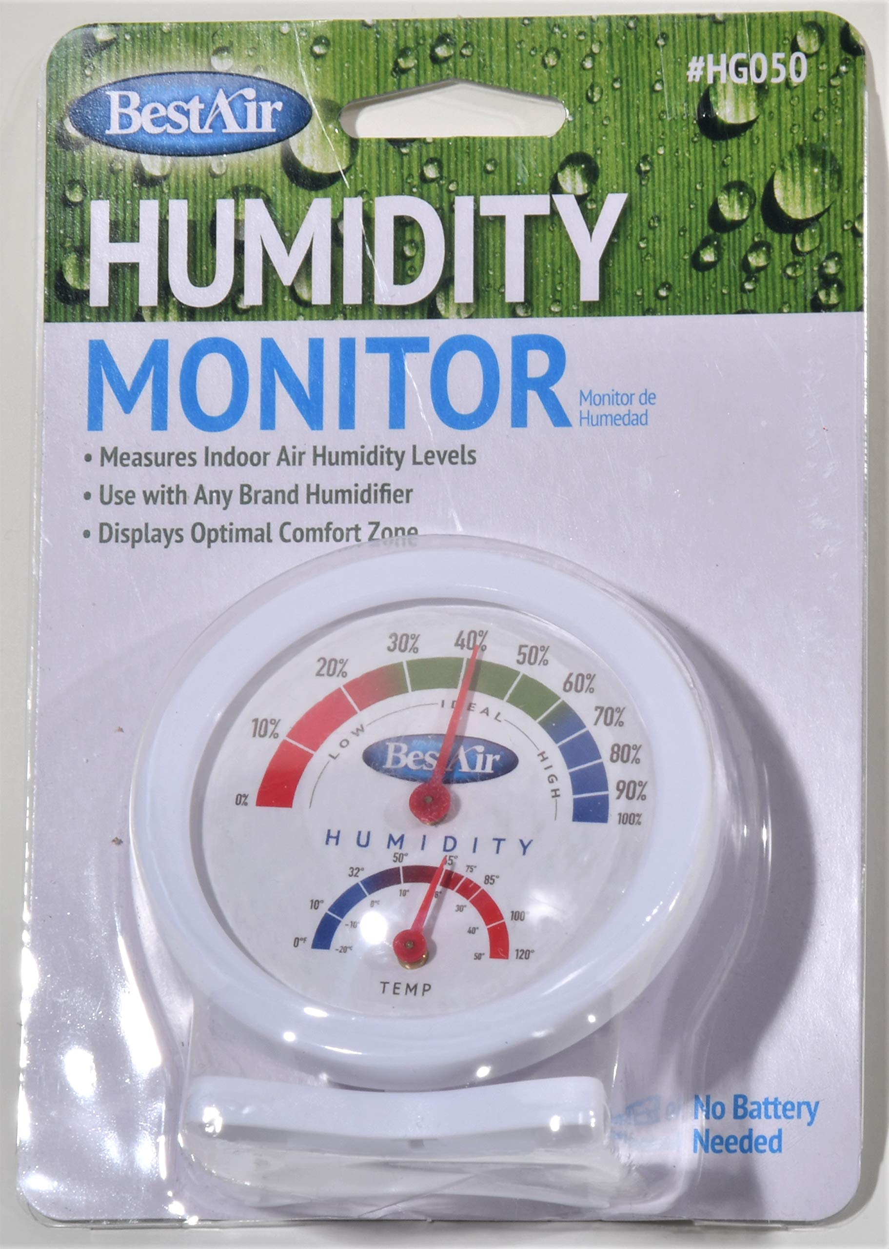 BestAir Analog Humidity Monitor