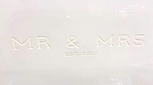 Mud Pie MR MRS BEADED 2020 PLATTER