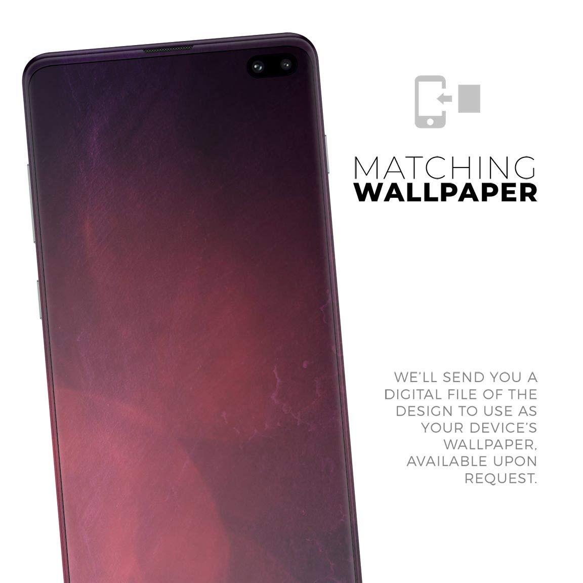 DesignSkinz Abstract Fire & Ice V12 Protective Vinyl Decal Wrap Skin Cover Compatible with The Samsung Galaxy S20 (Screen Trim & Back Glass Skin)