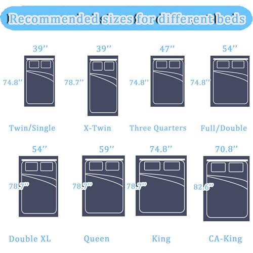 RDHOME 59" Bed Rails for Toddlers Safety Baby Bed Guard, Vertical Lifting Bed Guardrail for Kids, Collapsible Double Lock Bedrail Fits Queen Size Bed (1 Piece)