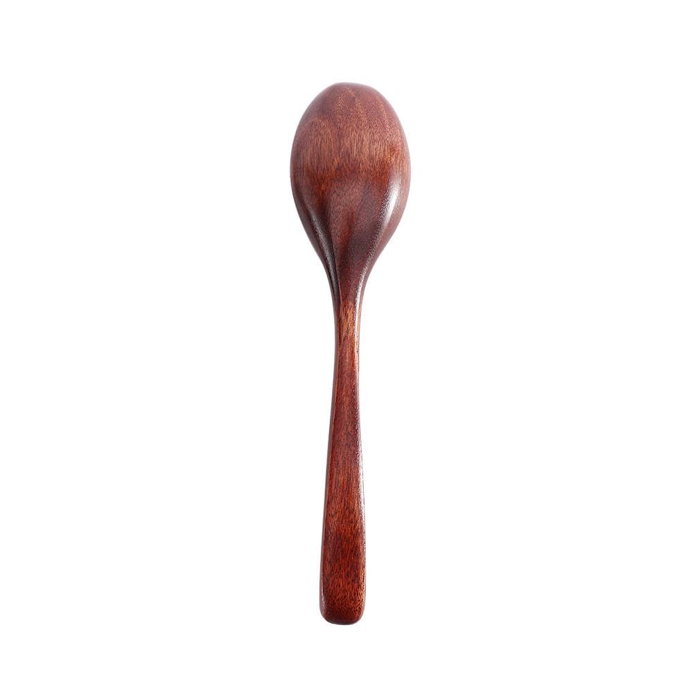 3 Pcs Wooden Cutlery Set, Reusable Spoon Fork and Knive Wood Flatware Set, Portable Kitchen Flatware Tableware Utensil Set for Home or Travel