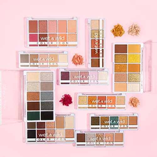 wet n wild Color Icon Eyeshadow Makeup 5 Pan Palette, Matte, Shimmer, Metallic, Long Wearing, Rich Buttery Pigment, Cruelty Free - Sundaze