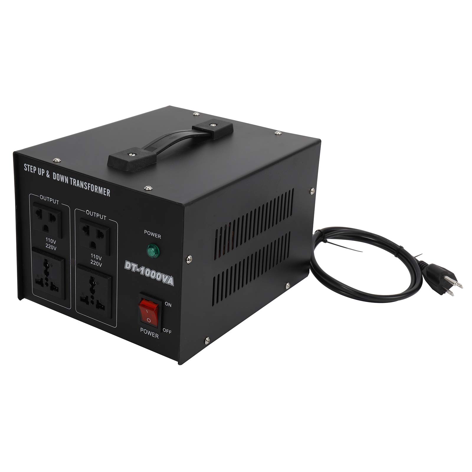 Patioer 1000W Voltage Converter Transformer(230V to 110V, 110V to 230V), Step Up/Down Converter 110/120 Volt - 220V/230V/240V Volt (1000W)