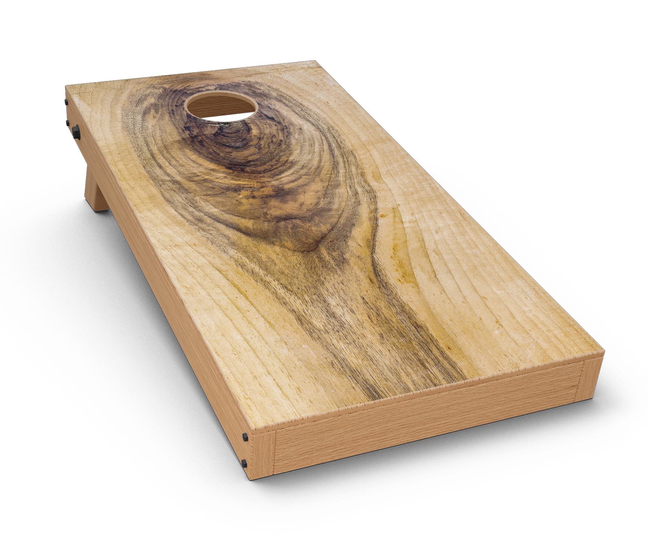 Design Skinz Wood Skin Set for Cornhole (Skin Only) - Light Knotted Woodgrain