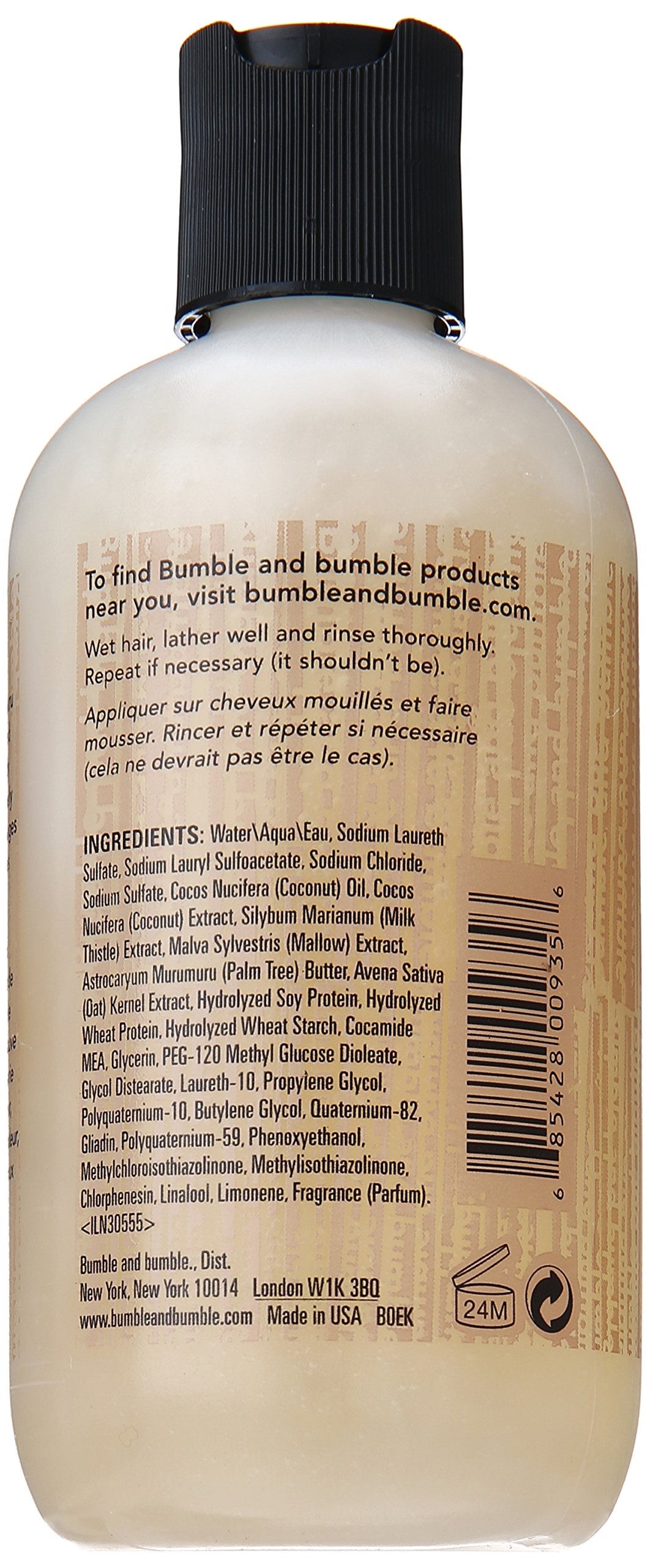 Bumble and Bumble Crème De Coco Shampoo, White , 8 Ounce