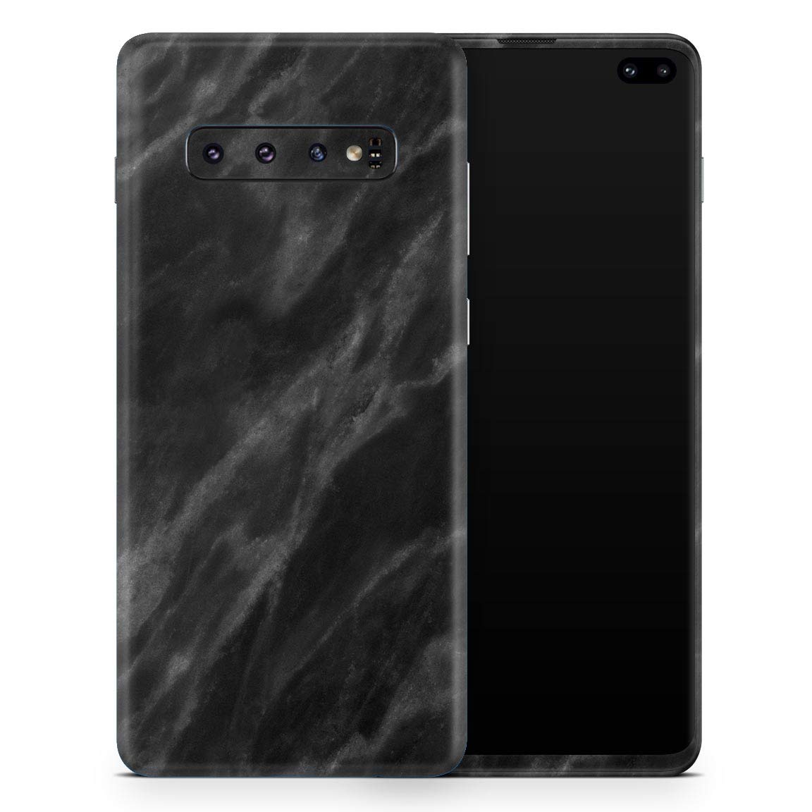 DesignSkinz Black Marble Surface Protective Vinyl Decal Wrap Skin Cover Compatible with The Samsung Galaxy S20 (Screen Trim & Back Glass Skin)