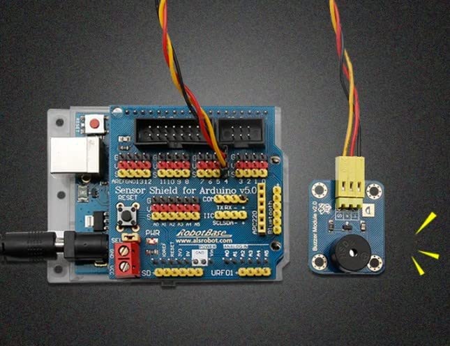 Fielect Small Active Buzzer Module KY-012 Piezoelectric Alarm Beeper for Arduino