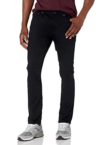Amazon Essentials Men's Skinny-Fit Stretch Jean, Black, 35W x 32L