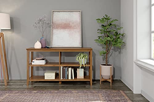 NewRidge Home Goods NewRidge Home Bookcase Bookshelf, Horrizontal, WALNUT
