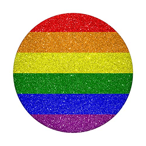 Rainbow PopSockets PopGrip: Swappable Grip for Phones & Tablets