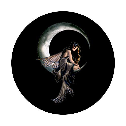 Goddess On Crescent Moon With Fairy Wings PopSockets PopGrip: Swappable Grip for Phones & Tablets