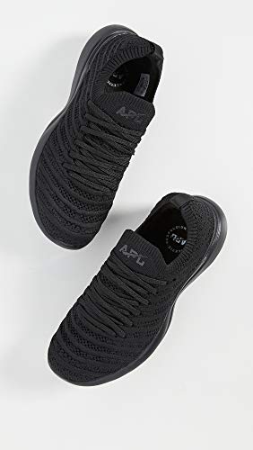 APL: Athletic Propulsion Labs Women's Techloom Wave Sneakers, Black/Black, 8.5 Medium US