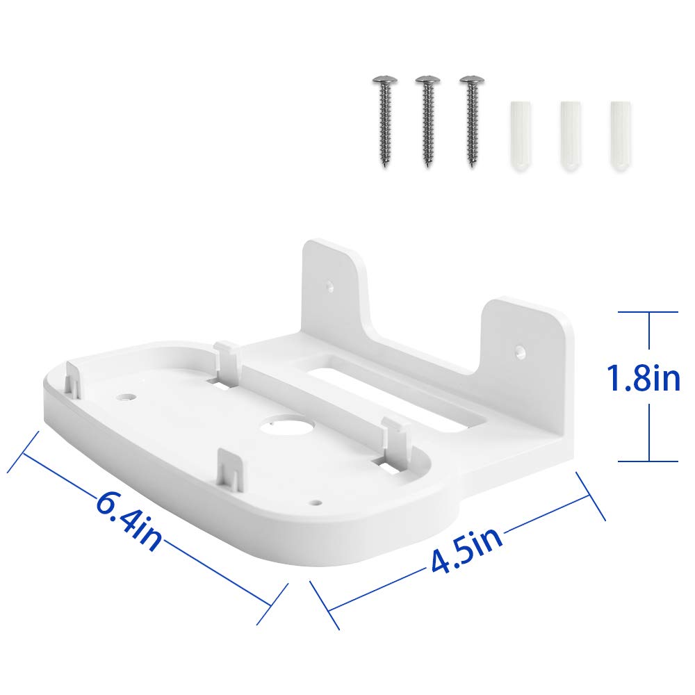 VOMENC Wall Mount Holder for ASUS ZenWiFi AX AC (XT8 CT8 XT9) Whole-Home Tri-Band Mesh System WiFi 6 System Wall Bracket Hanger Stand Compatible with ASUS ZenWiFi AX AC (White 1Pack)