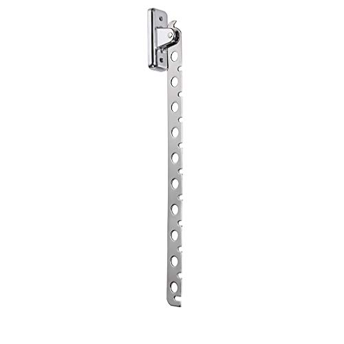 Sumnacon 14.4 Inch Stainless Steel Clothes Hanger Rack, 2 Pcs Wall Mounted Folding Garment Hooks, Space Saver Clothing and Closet Rod Storage Organizer for Laundry Room Bedroom Bathroom Kitchen