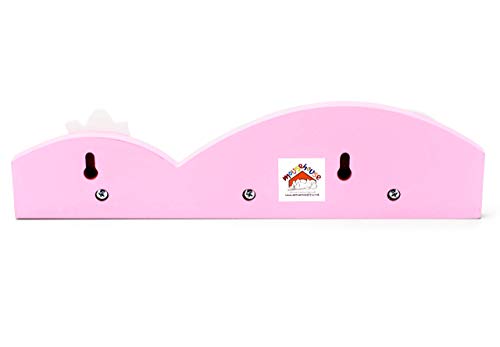 Mousehouse Gifts Children's Unicorn Themed Triple Coat Hook Wall Hook for Girls Nursery or Bedroom Decoration