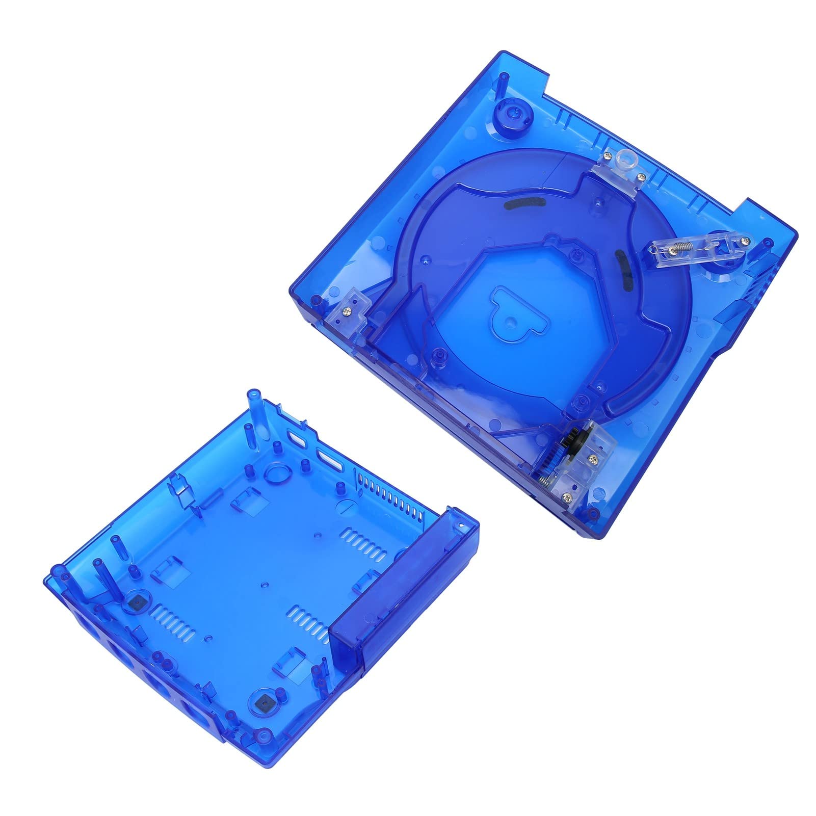 Translucent Plastic, Scratch Resistant Blue Shock Absorption Plastic Housing Shell for SEGA Dreamcast DC